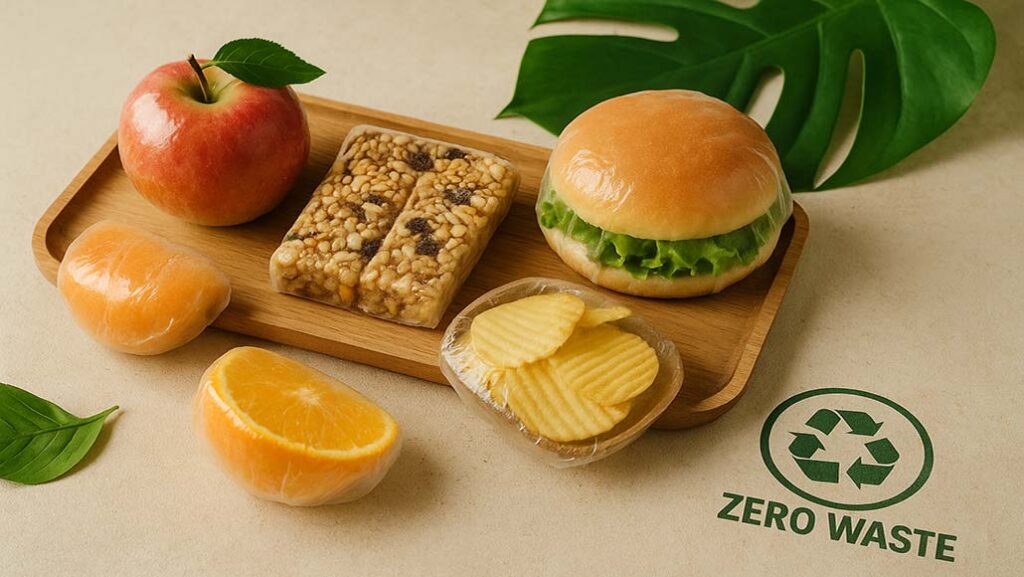 Edible Packaging Solutions for Zero-Waste Food Systems