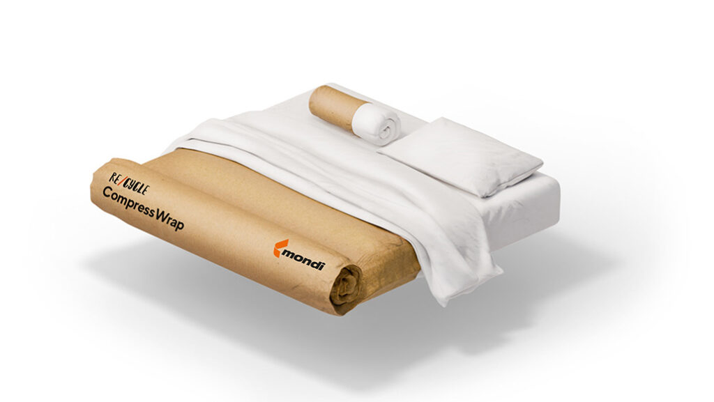 Mondi & Ekornes Launch Sustainable Paper Mattress Wrap